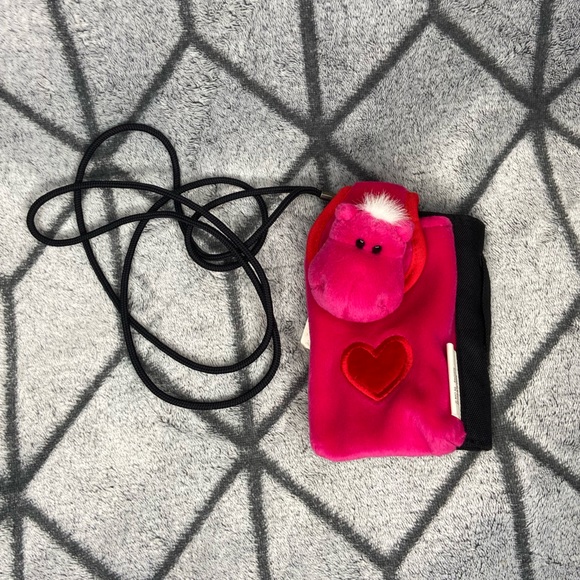 Enesco | Accessories | Enesco Nici Hipp Hearts Pink Hippo Wallet Phone ...